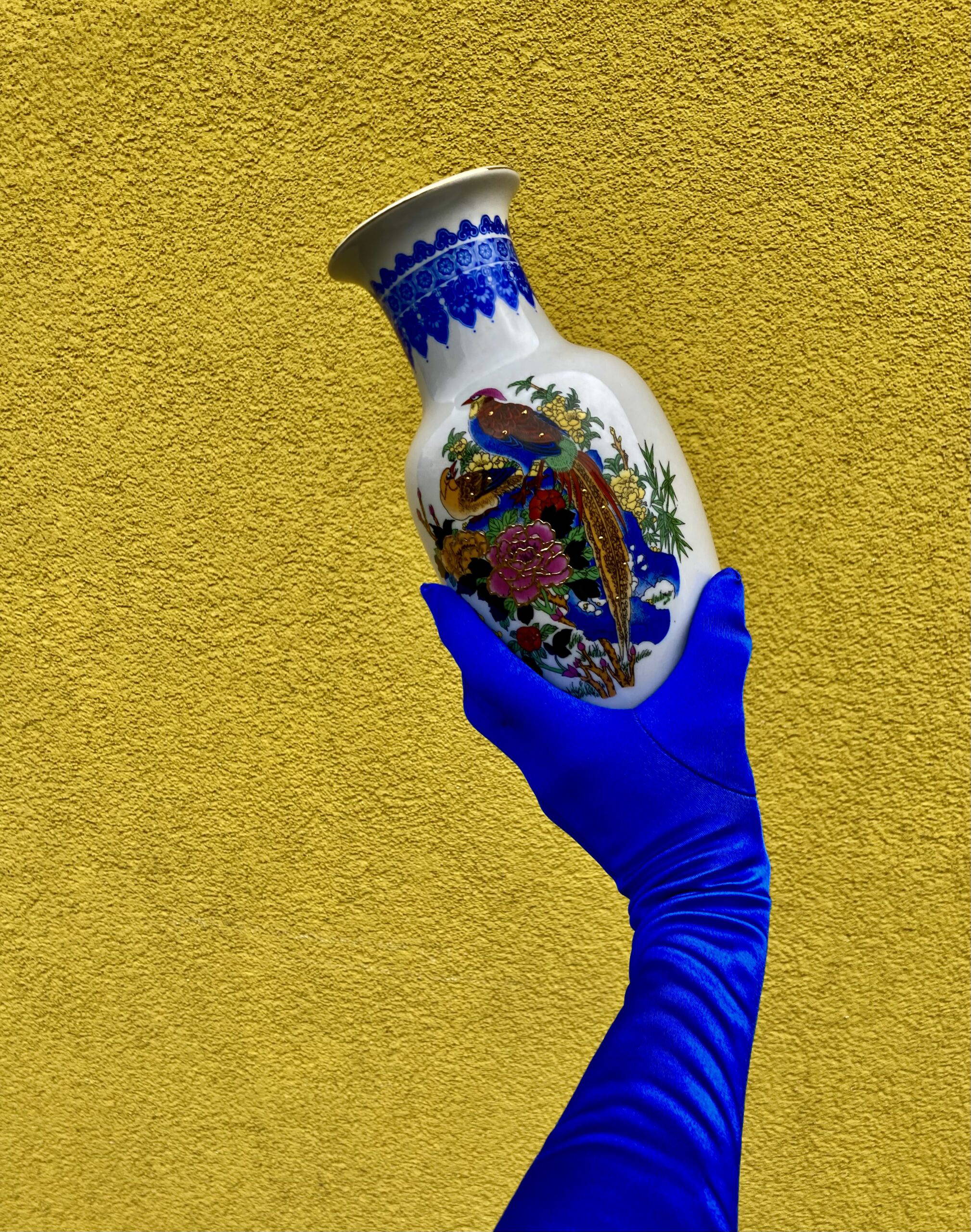 EXHIBITIONS - Peacocks and Mesh - Tension Fine Art art